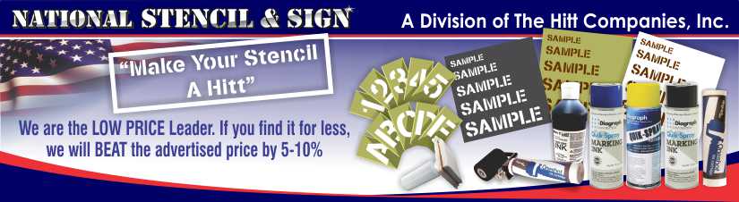 Custom Cut Stencils and Supplies